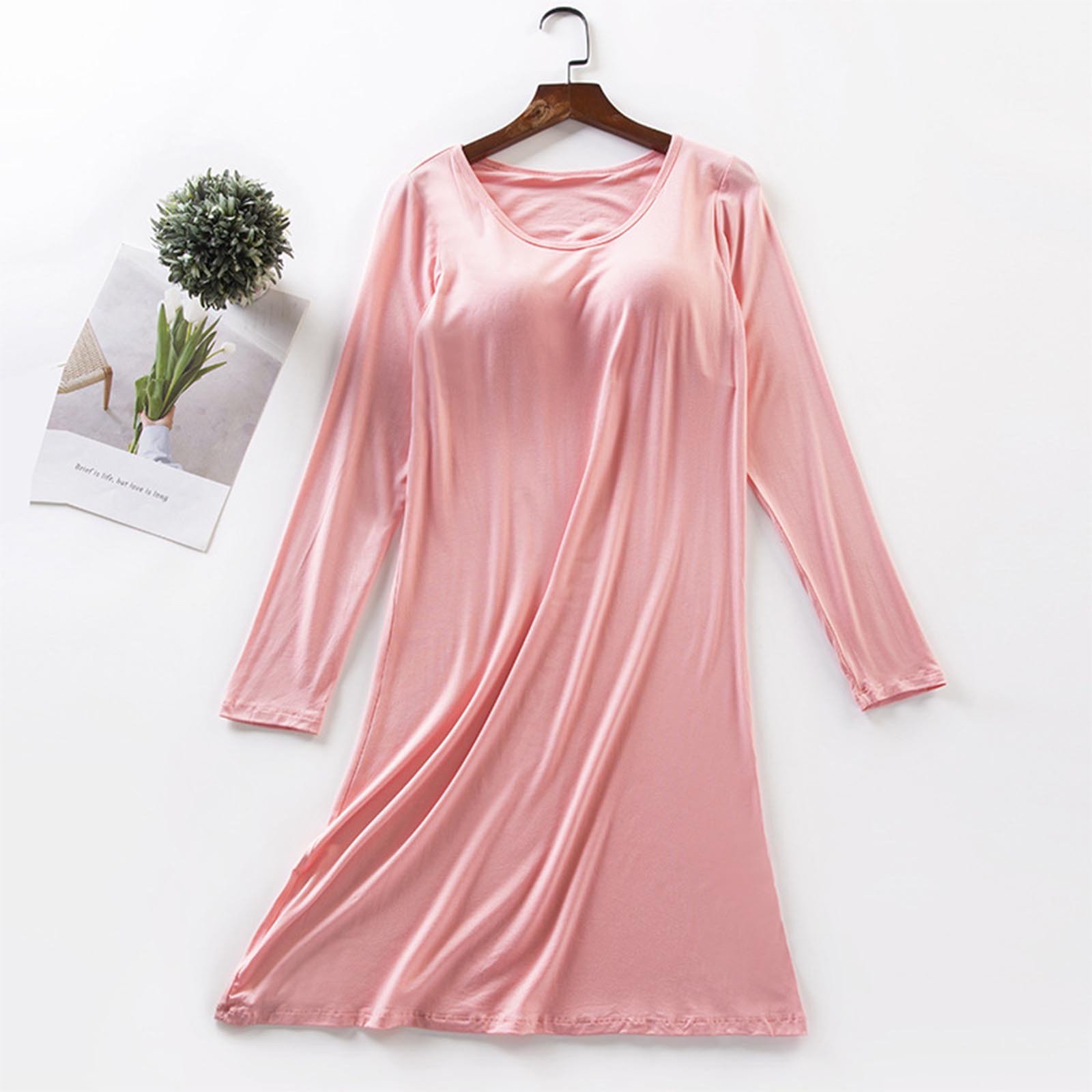 Click here for Censtreet Long Sleeve Sleep Shirts For Women With... prices