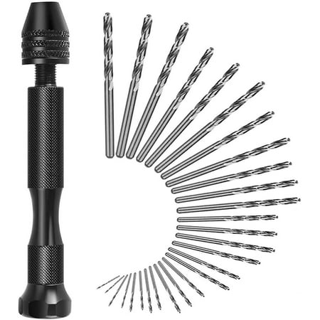 25 Pieces Mini Hand Drill,Hand Drill,Hand Drill Tools,Modeling Mini ...