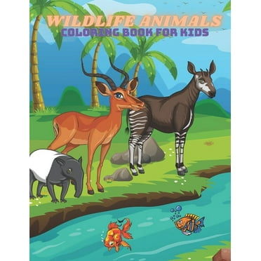 BEST GIFT FOR KIDS - Coloring Book For Kids: Sea Animals, Farm Animals ...