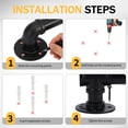 3ft Iron Stair Handrail, Anti-Rust Non-Slip Safety Hand Rail for Indoor ...