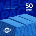 50 Pack Scouring Pad - Heavy Duty Scrub Pads for Cleaning Dishes Non ...