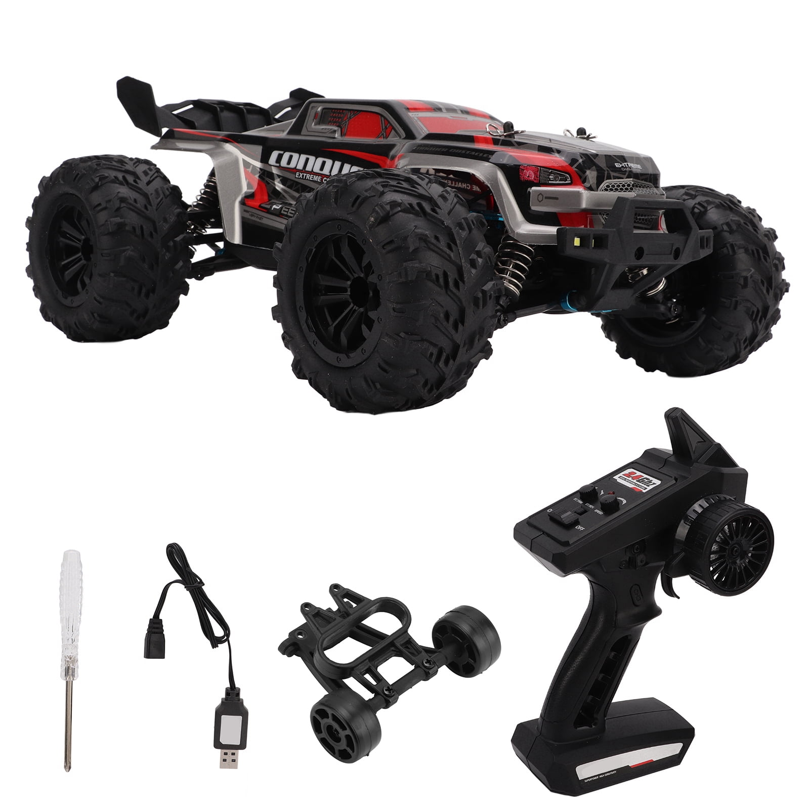 Coche Modelo RC 4WD 38 km/h, Alta Velocidad 80 m/262,5 Pies Distancia ...