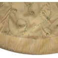 Kurt Adler 50-inch Gold Sequin Tree skirt - Walmart.com
