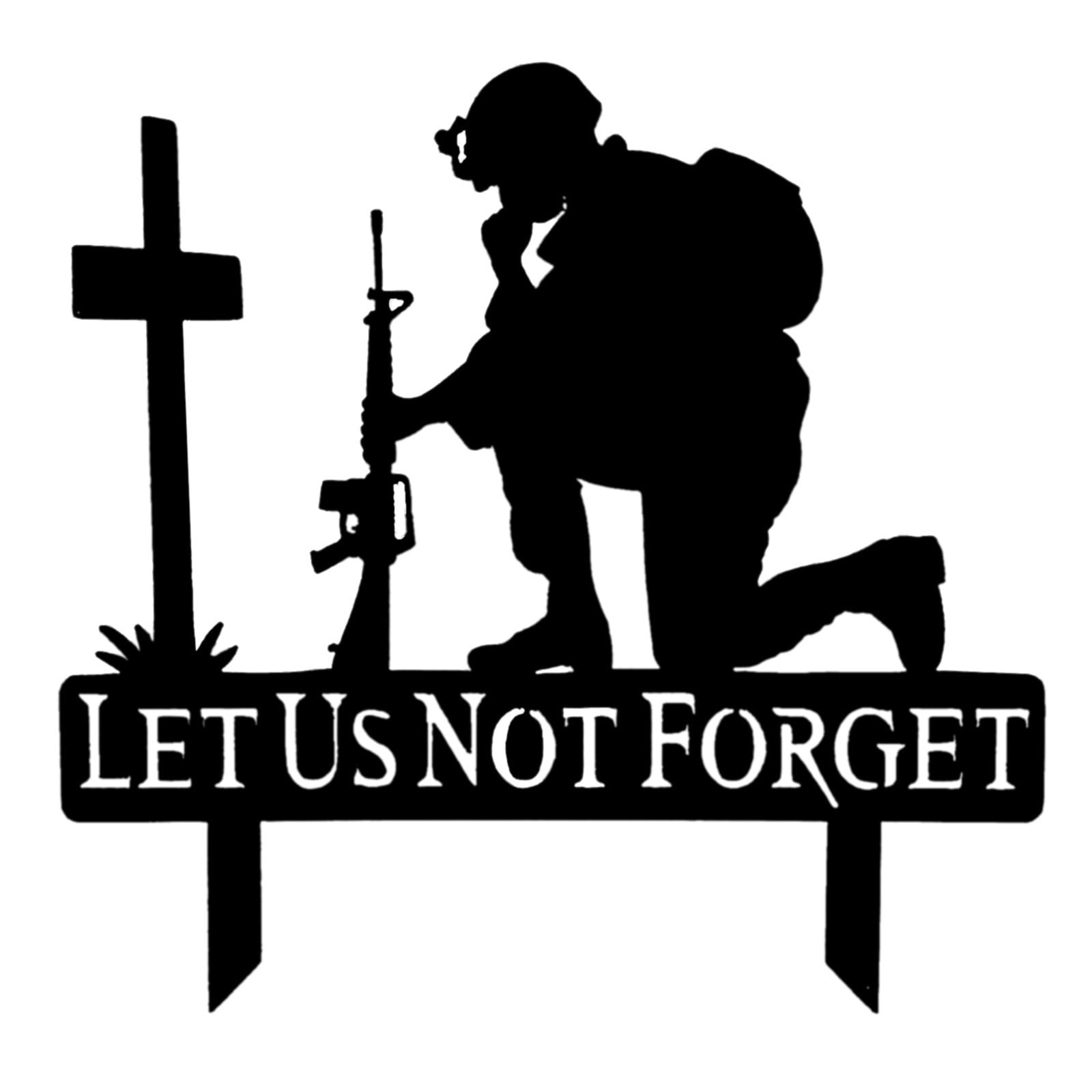 Soldier Kneeling Cross