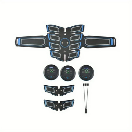 Rechargeable Abdominal Muscle Toning Trainer Practice Eight-pack ABS ...