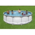 "Bestway Power Steel 14' x 42"" Frame Swimming Pool Set with Pump ...