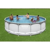 "Bestway Power Steel 14' x 42"" Frame Swimming Pool Set with Pump ...