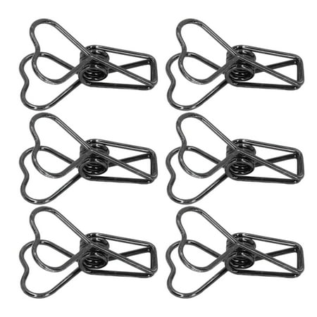 Binder Clips, Unique Hollow Design 100 Pcs Metal Office Binder Clips ...