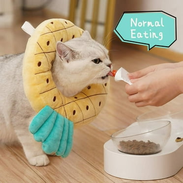 Breathable Air Mesh Cat Cone Collar Soft to Stop Licking, Adjustable ...