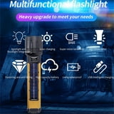 Eyotto Solar Flashlight 1100LM Super Strong Brightness Flashlight ...