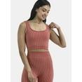 No Boundaries Seamless Cropped Tank Top & Bike Short, Women's - Walmart.com