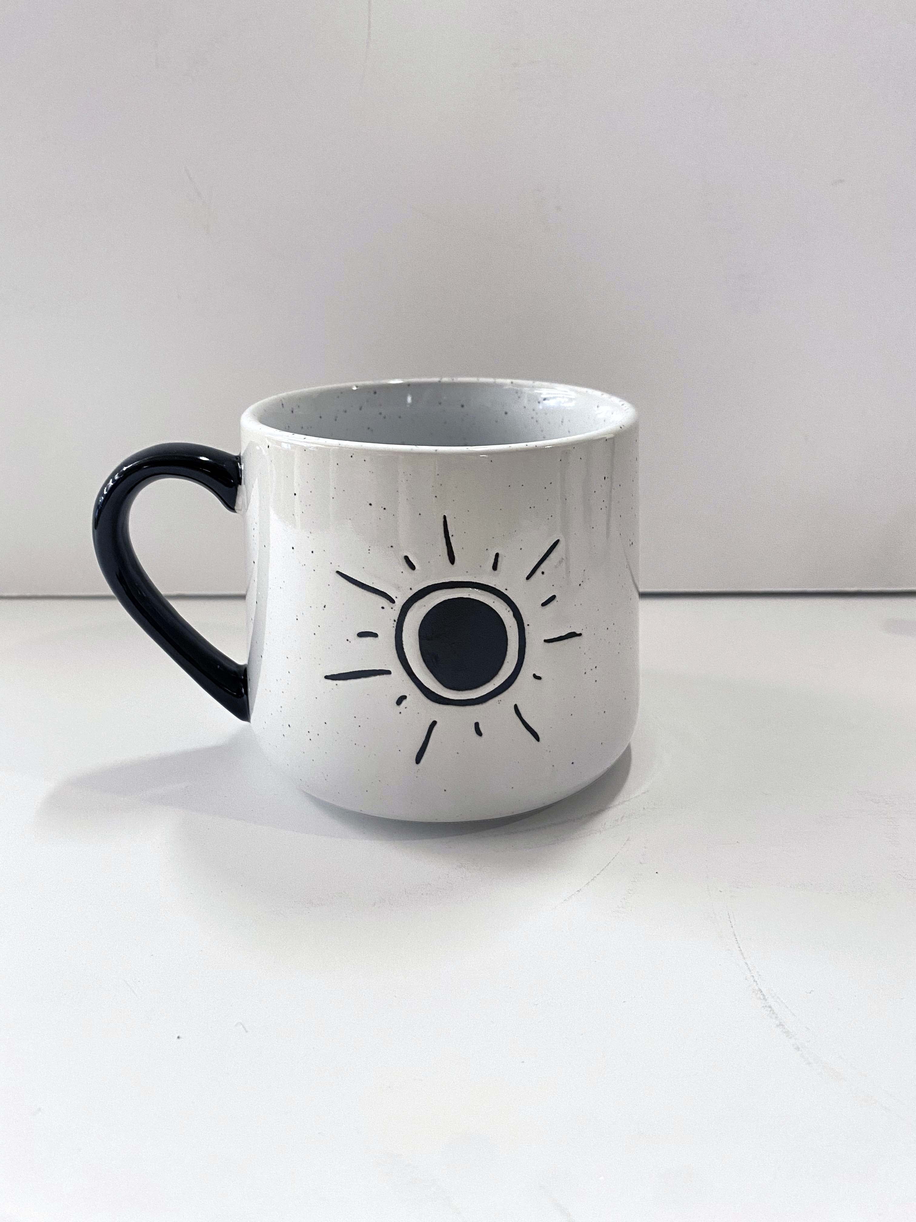 Mainstays Stoneware Coffee Mug, 15 fl oz, Sun - Walmart.com