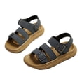 Boys Sandals for Kids Blue, Adjustable Two-Strap Sport Sandals, Water ...