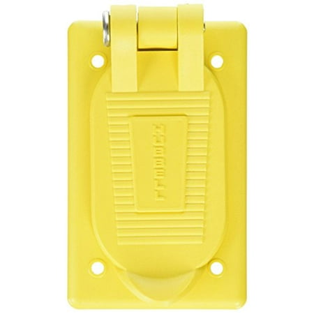 Hubbell Wiring Systems HBL52CM21 Valox Spring-Loaded Lift Cover for ...