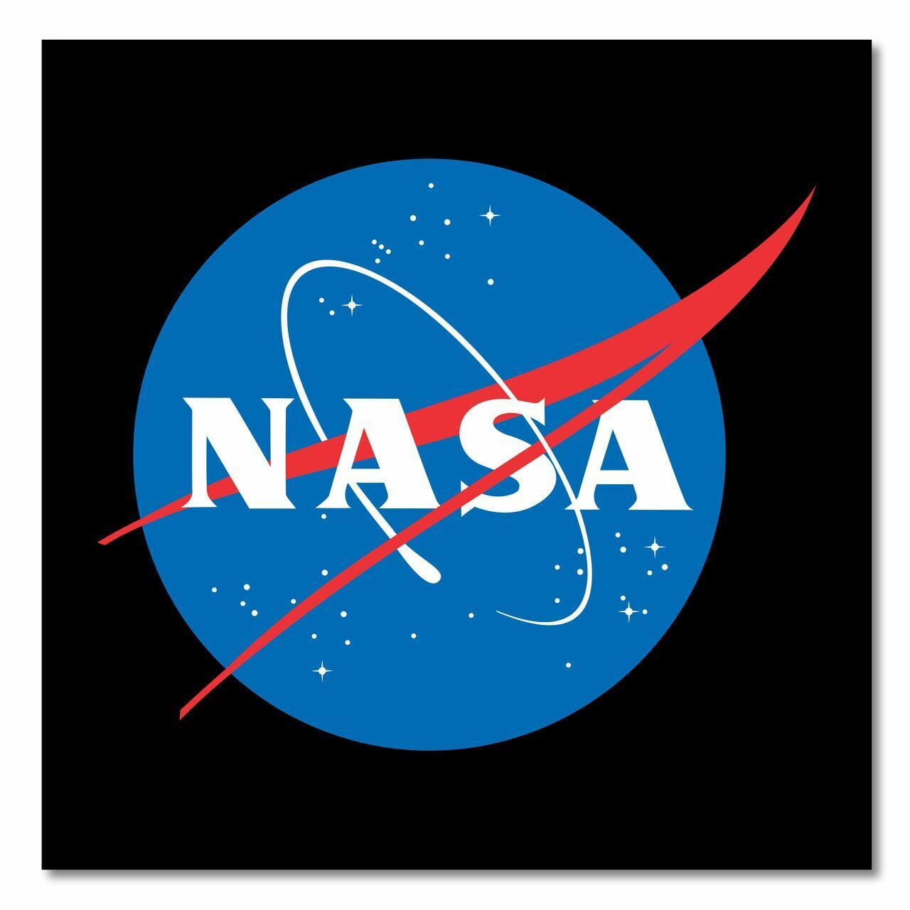 NASA Stickers 3 Inch Square NASA Logo [5 Pack] - Walmart.com