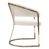 Diamond Sofa SOLSTICEDCCM1PK Solstice Dining Chair with Polished Gold ...