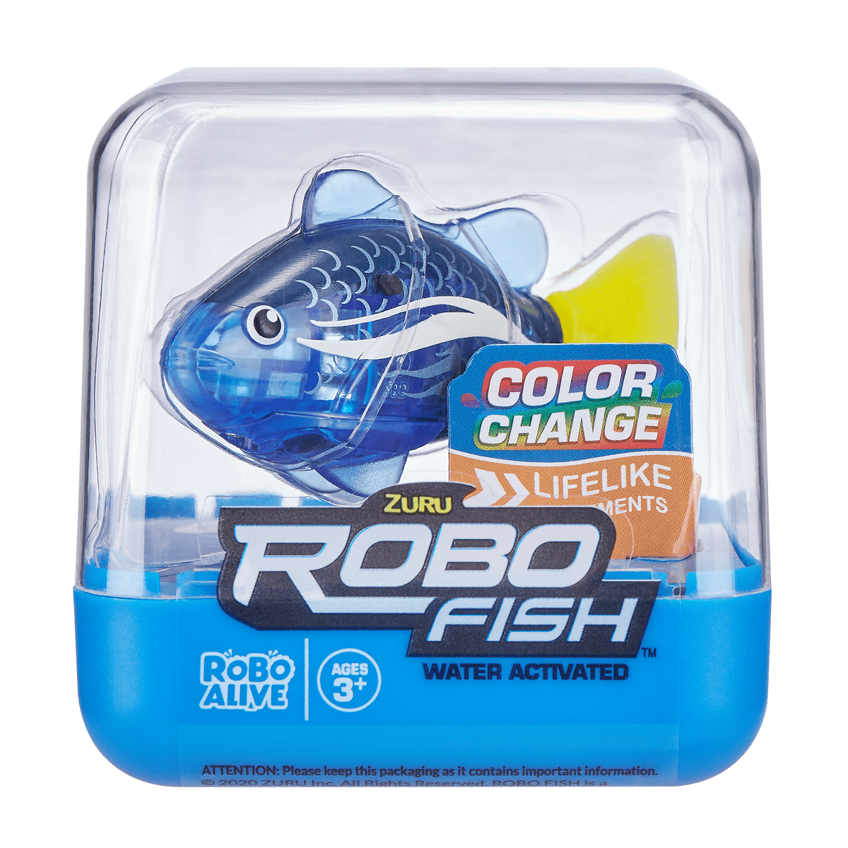 Robo Alive Electronic Interactive Fish Blue - Walmart.com