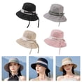 Adjustable Drawstring Sun Bucket Hat Foldable Design Easy To Carry ...
