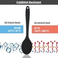 4 Pcs Silicone Spoons for Cooking 10.6 Inch Large Nonstick Serving ...