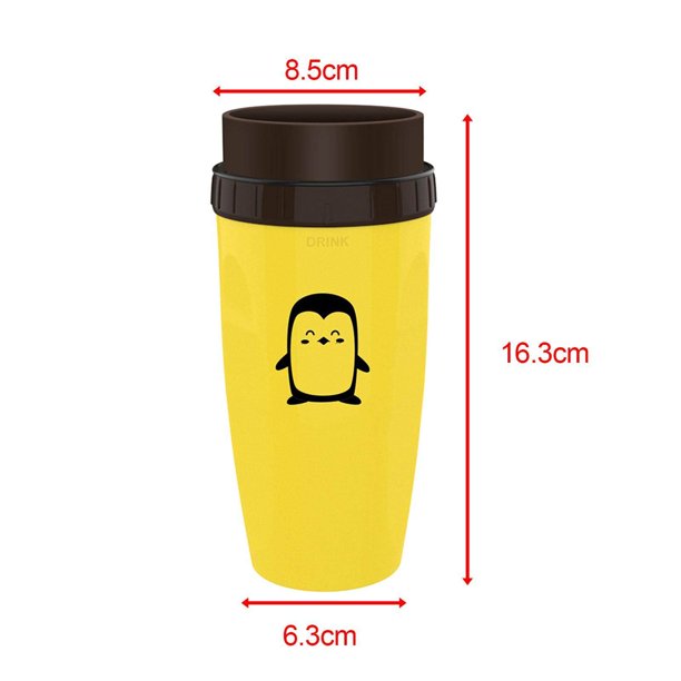 wolftale Coverless Twist Cup Portable with Stainless Steel Straw ...