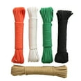 30M Solid Braided Nylon Rope Rot and Weather Resistant Rope for Camping ...