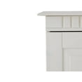 RealRooms Cubrix Solid Wood 2 Door Closed Storage Cabinet, White and ...