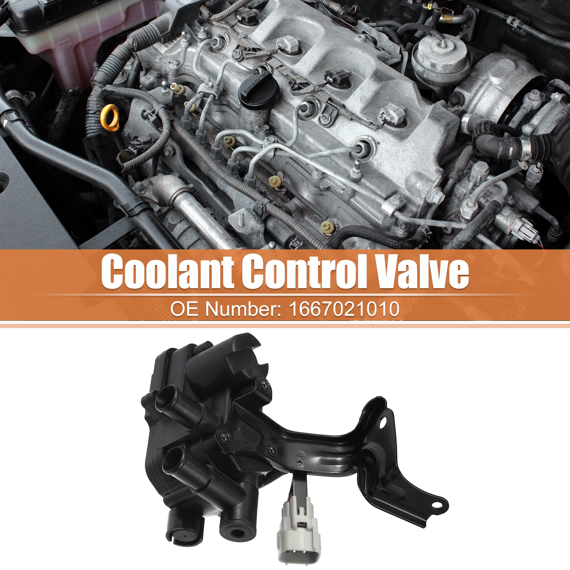 NOVAPARTS Coolant Flow Control Valve For Toyota Prius 2004 2005