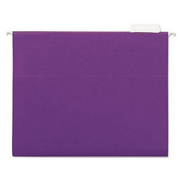 Deluxe Bright Color Hanging File Folders, Letter Size, 1/5-Cut Tab ...
