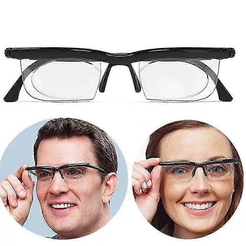 Clear Vision -6d To +3d Adjustable Dial Eyeglasses Variable Focus ...