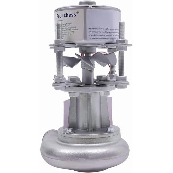 Miumaeov Mini Hydro Generator Portable Hydro Power Station Water ...