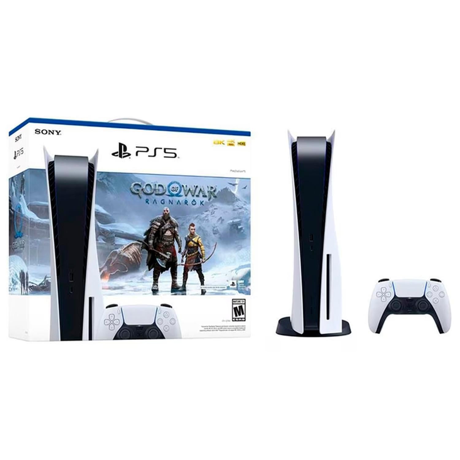 Consola PS5 PlayStation 5 825GB DVD 4K 120 FPS Bundle God of War ...