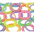 12 ~ Plastic Coil Spring Bracelets ~ Assorted Colors / Shapes ~ New ...