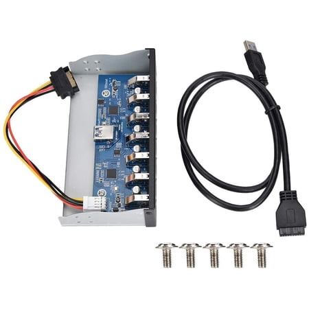 USB Front Panel, 7-Ports USB 3.0 Front Panel, 5Gbps Fast Data ...