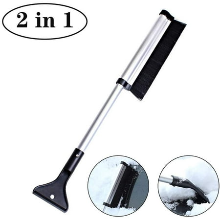 Ice Scraper Car, Telescopic Ice Scraper With Snow Brush - Durable And ...