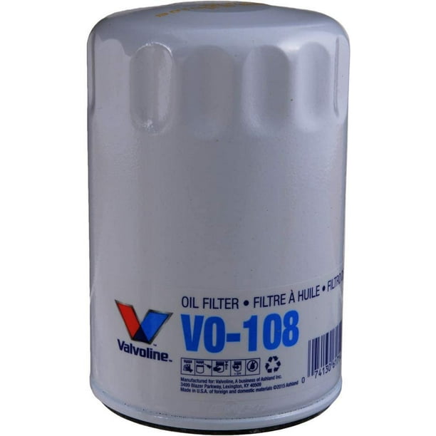 VALVOLINE VO-108 Engine Oil Filter PACK OF 1 REPLACES # OF33 PH24 ...