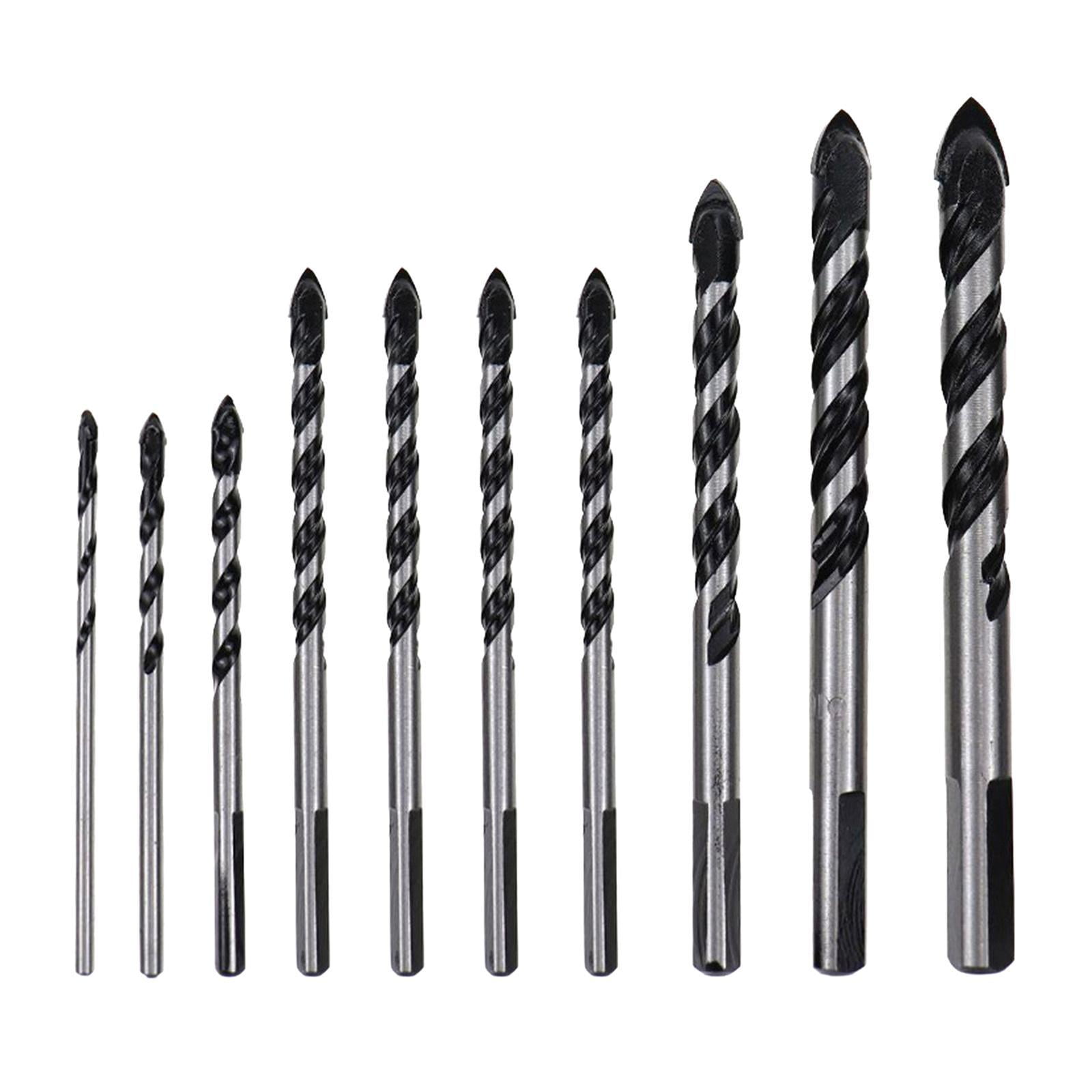 Juego de brocas multifuncionales de 3/4/5/6/8/10 / 12mm broca ...