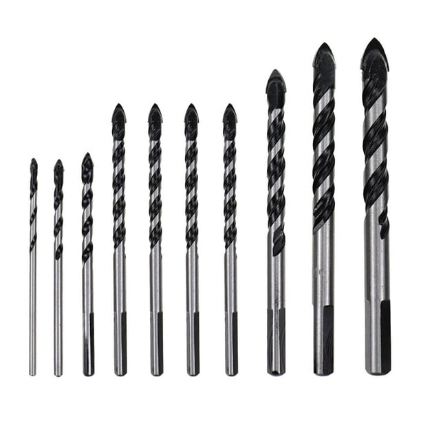 de brocas multifuncionales de 3/4/5/6/8/10 / 12mm broca triangular ...