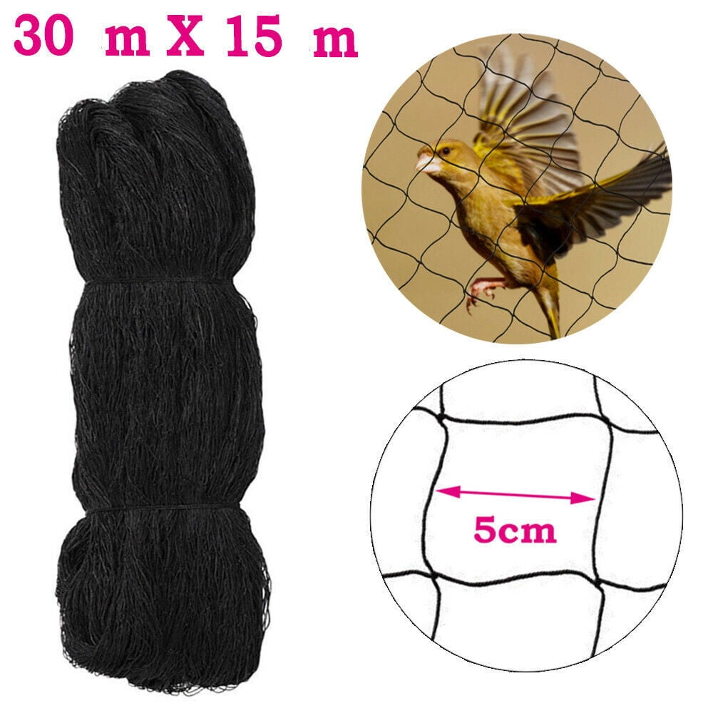 50'X100' Anti Bird Netting Heavy Duty Garden Bird Poultry Aviary ...