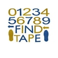 FindTape Marking Letters, Numbers & Shapes: 3.7 in. (Yellow) - Walmart.com