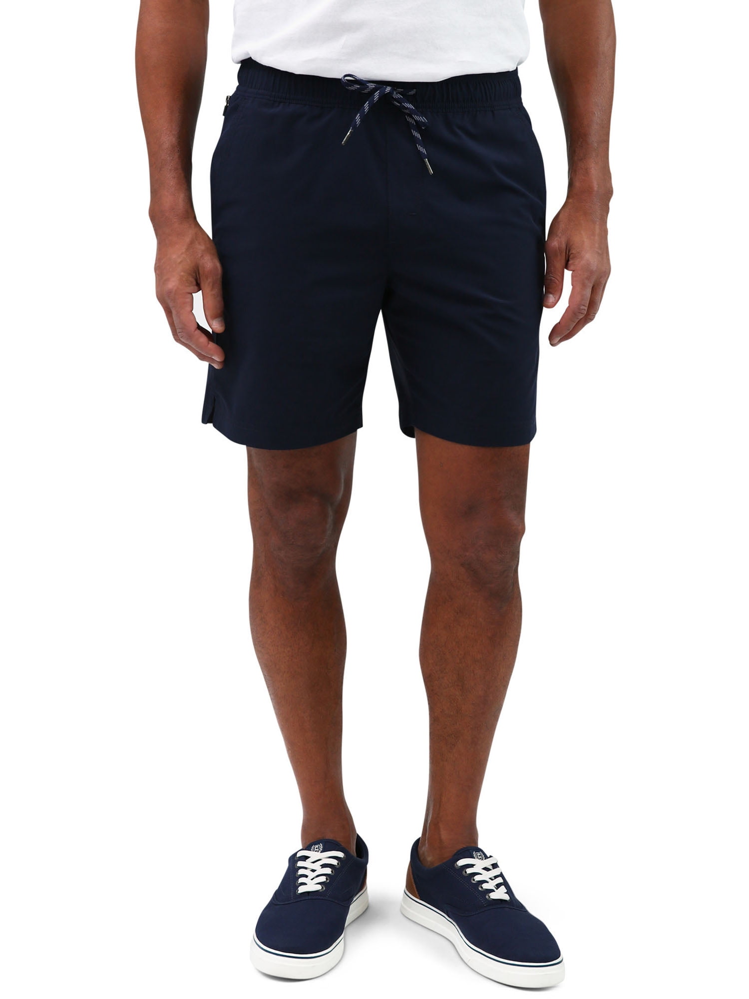 Chaps Men's 7" Pull On Stretch Twill Short with Drawstring Sizes S-4XB ...