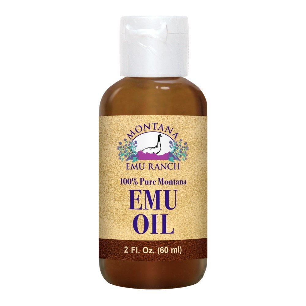 Montana Emu Ranch Co. 100% Pure Montana Emu Oil-Plastic Bottle 2 oz ...