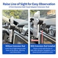 17mm Head Adapter Extender Rod Equipped for Car Mounts Providing 360 ...