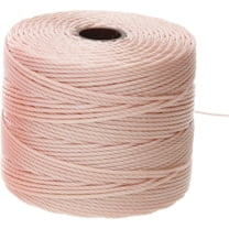 The Beadsmith S-Lon Bead Cord – .5 mm Twisted Nylon Cord, Natural Color ...
