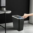 Muecwrye Trash Can, Bathroom Trash Can With Lid, Touchless Trash Can ...