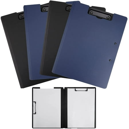 4Pcs Folder A4 Clipboard, PVC Covered Clipboard with Heavy Duty Clip ...