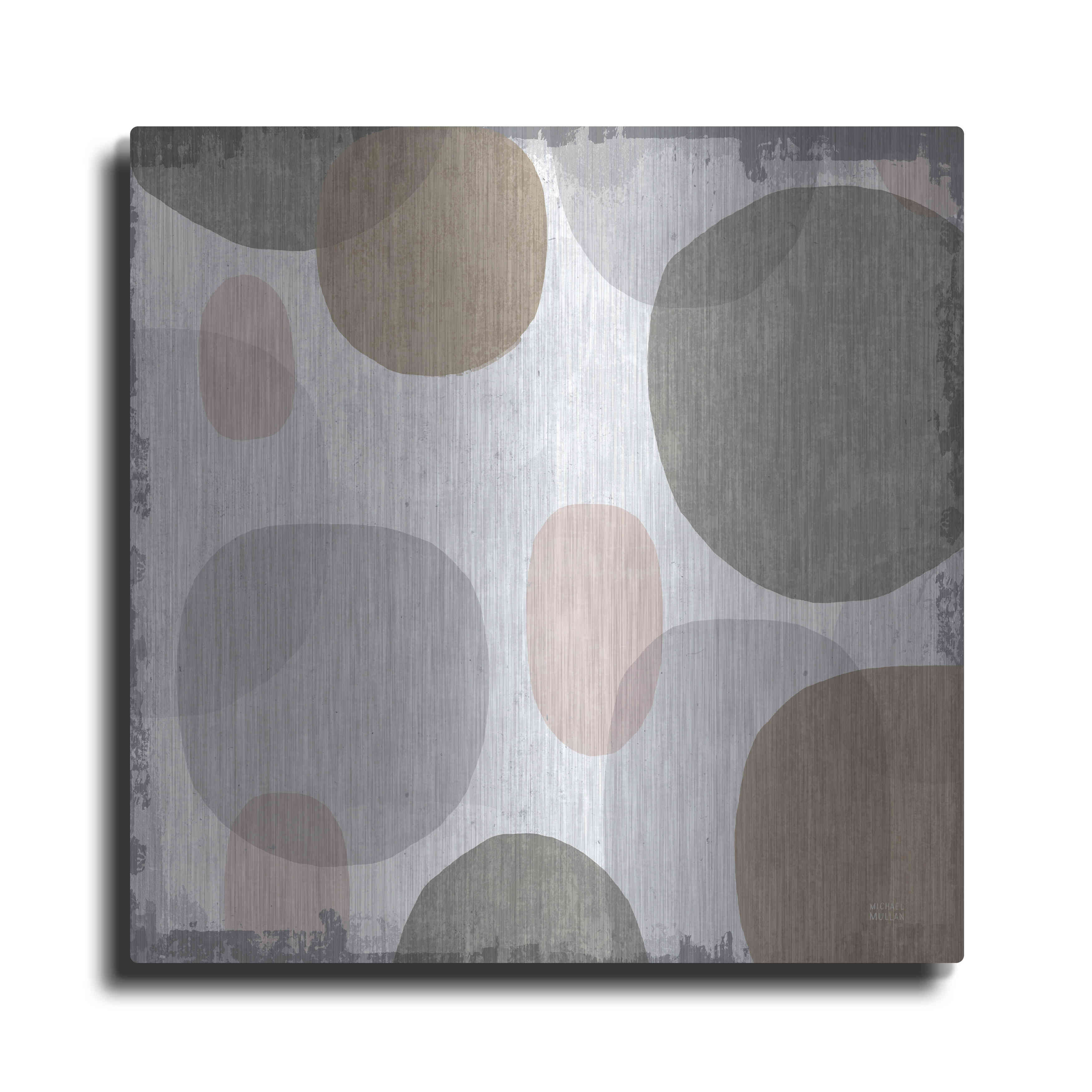 Luxe Metal Art 'Pastel Drips I' by Michael Mullan, Metal Wall Art, 24 ...