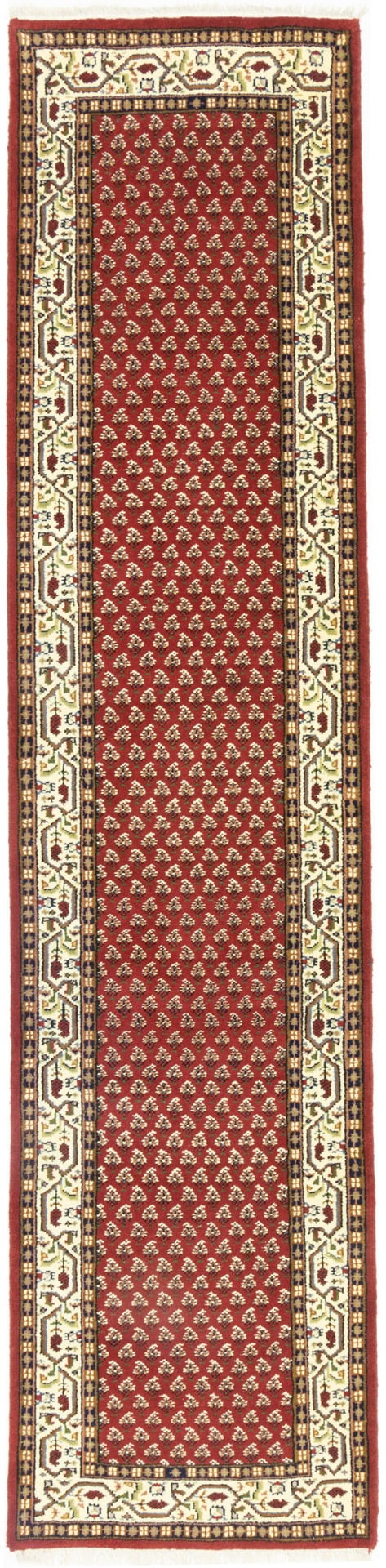 Red Floral 2'8X11'6 Indo Botemir Oriental Runner Rug - Walmart.com