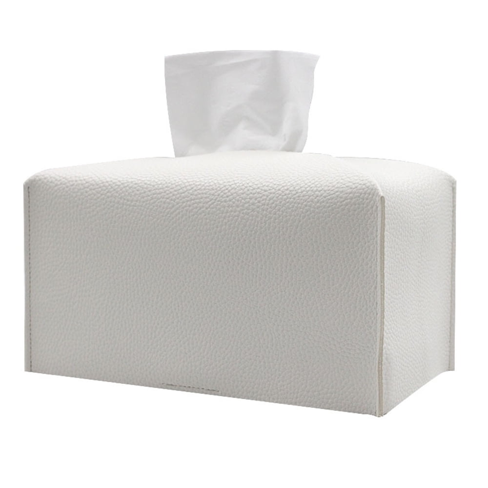 Tissue Box Cover, Modern Decorative Leather Rectangular Tissue Box Case ...