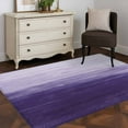 4x6 Area Rugs Purple Ombre Non-Skid Rubber Backing Large Rectangle Rugs ...