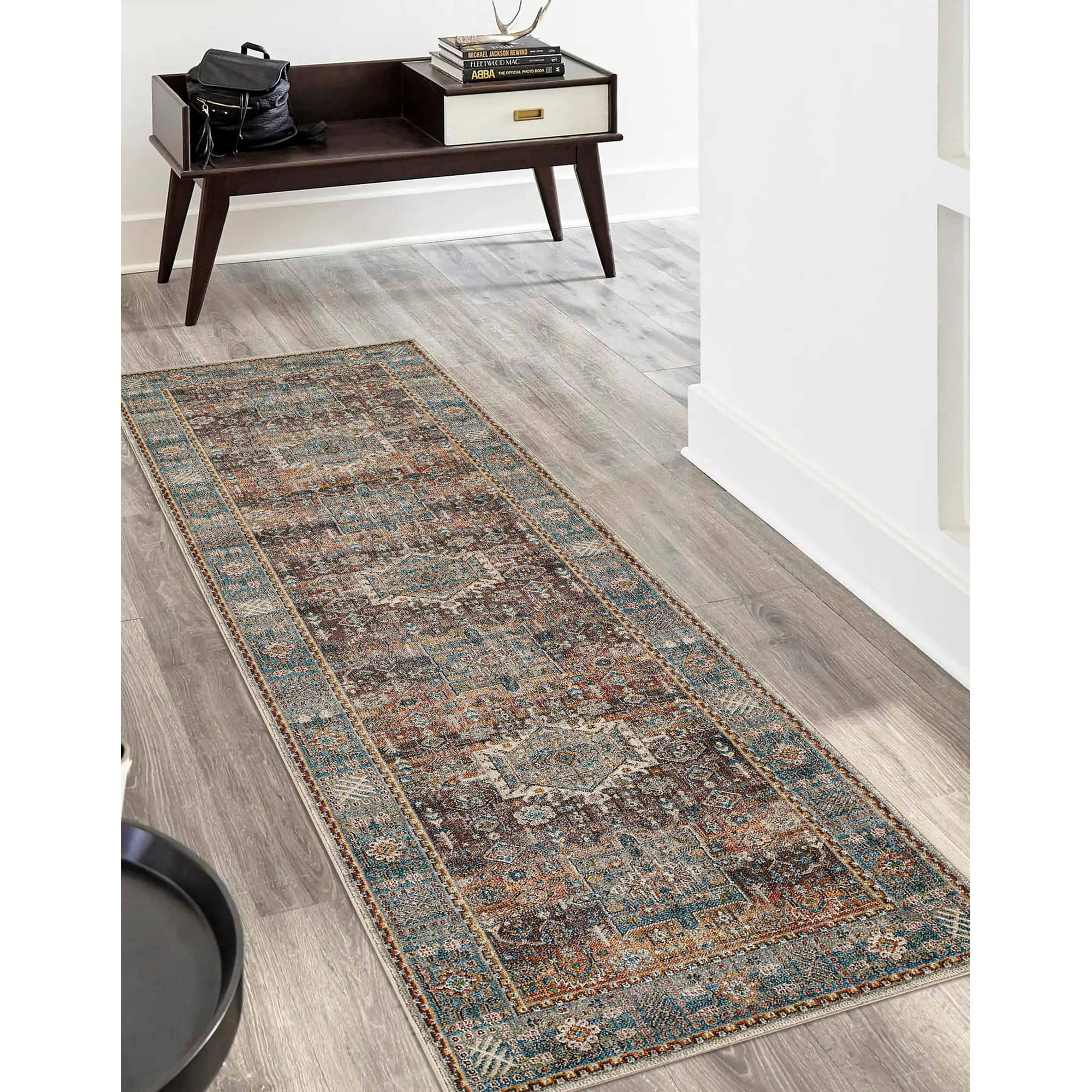 Ecarpet Dulce Traditional Runner Rug For Living Room  Bedroom  Dining Room  Entrance  Hallway And More. 2 Ft. 2 In. X 10 Ft. Runner